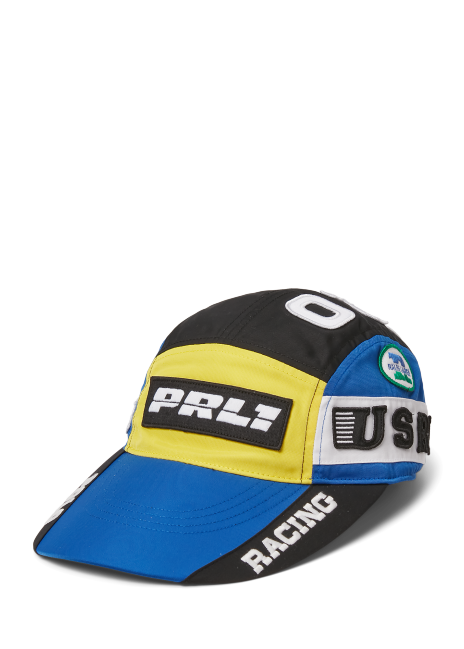 Color-Blocked Long-Bill Cap in Black | Ralph Lauren® HK