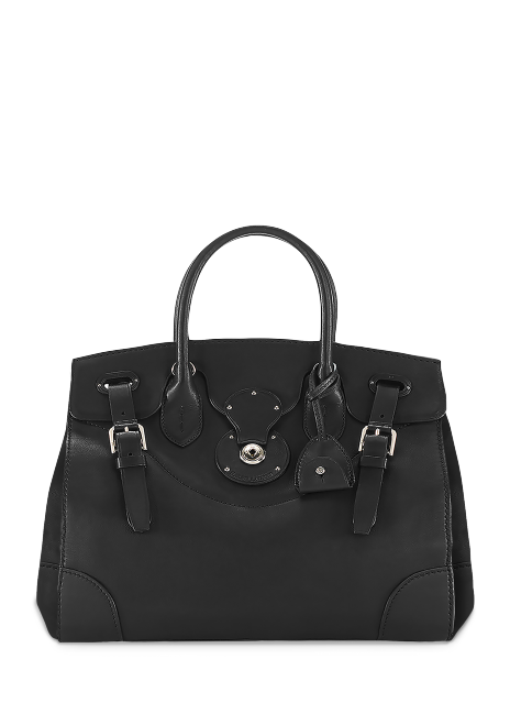 Soft Ricky 33 Calfskin Bag in Black | Ralph Lauren® HK
