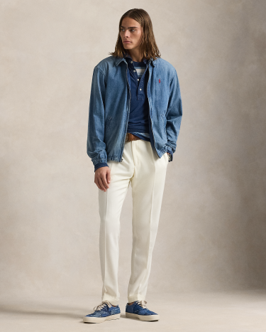 The Bayport Indigo-Dyed Denim Jacket in Blue | Ralph Lauren® HK The Bayport Indigo-Dyed Denim Jacket in Blue | Ralph Lauren® HK