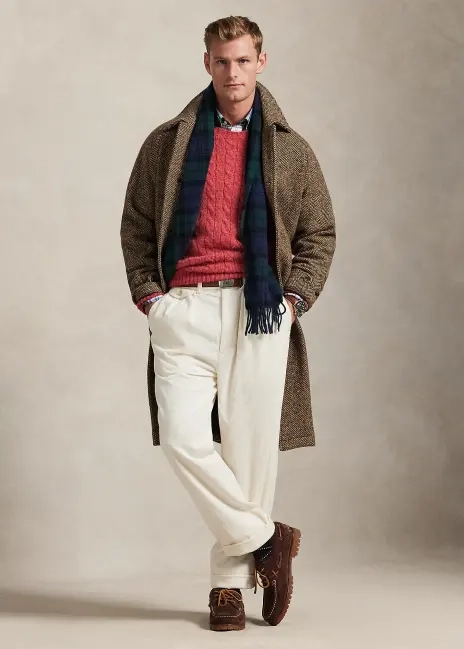 Whitman Relaxed Fit Corduroy Pant in White | Ralph Lauren® HK